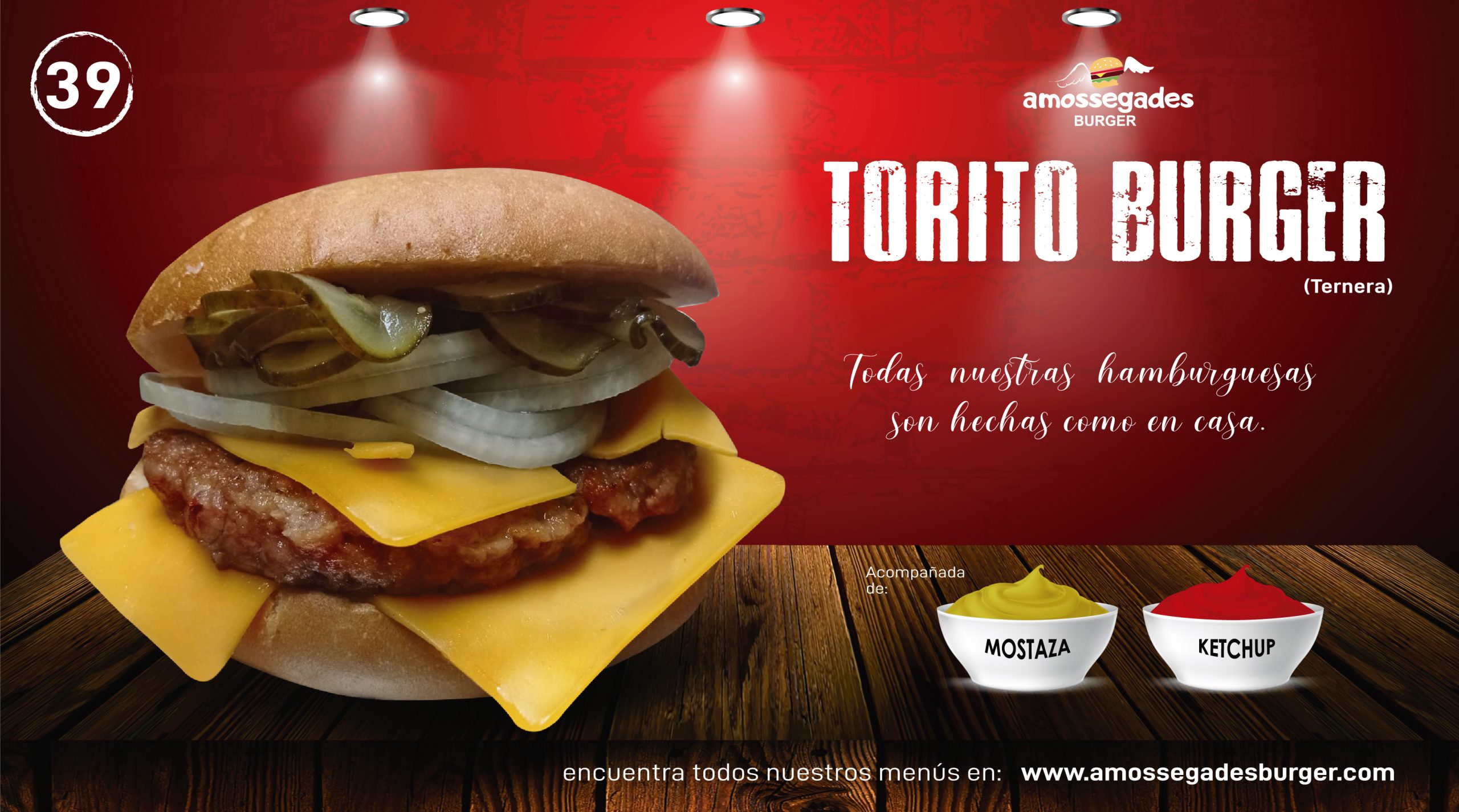 A MOSSEGADES BURGER – Como hechas en casa